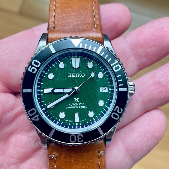 Seiko | Accessories | Seikomod Modded Seiko Explorer X Diver Green Mens ...